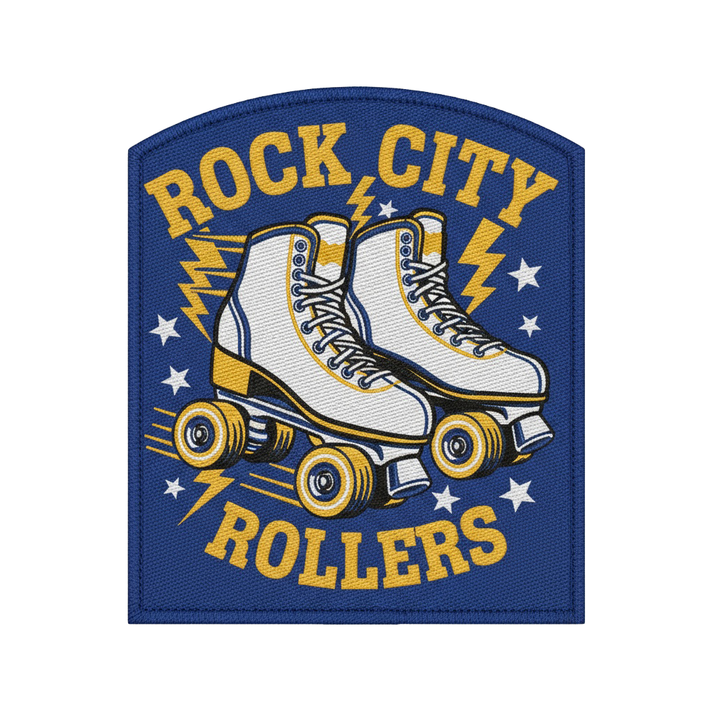 50 Custom Woven Iron-On Patches — Patches "R" Us