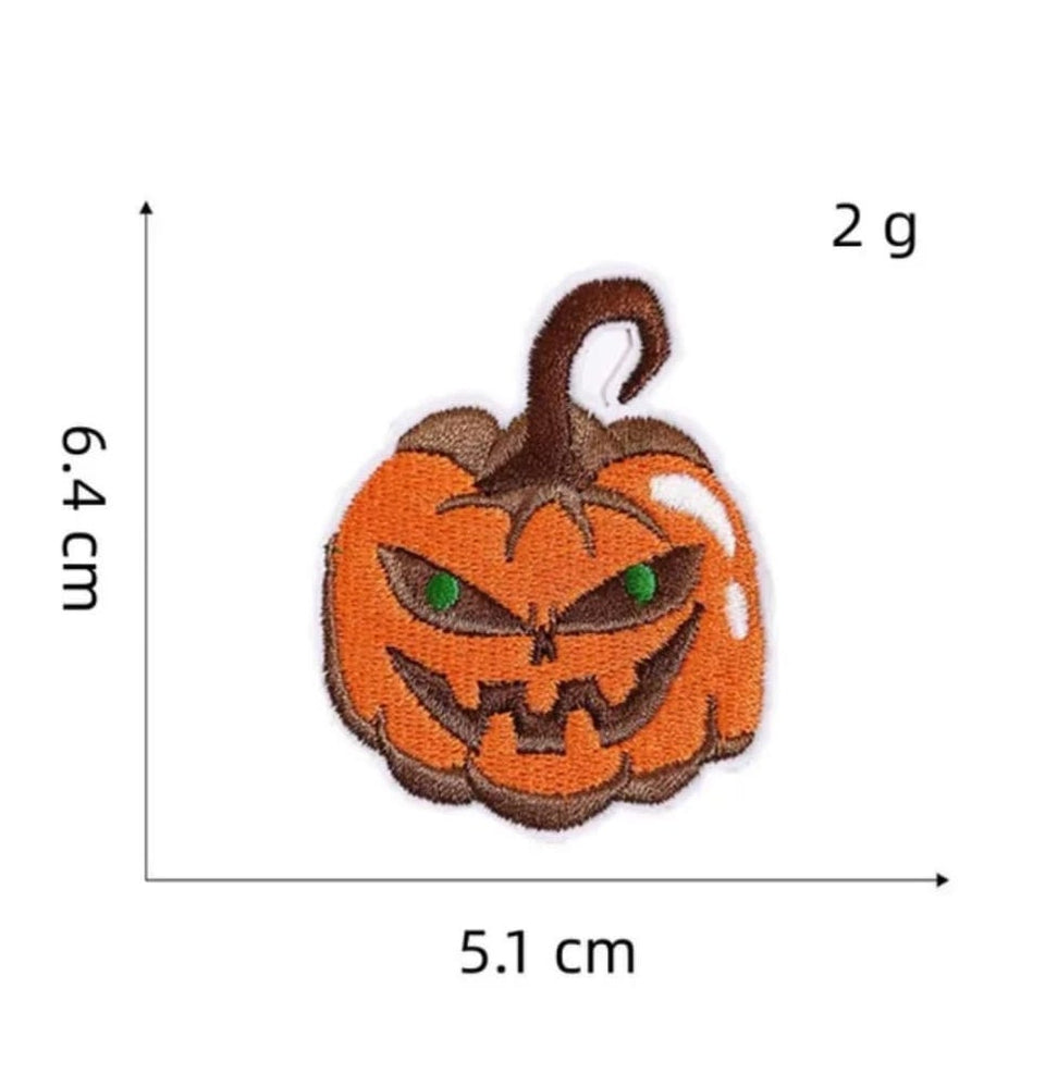 Halloween Embroidered Spooky Trick or Trick Patches Collection ...