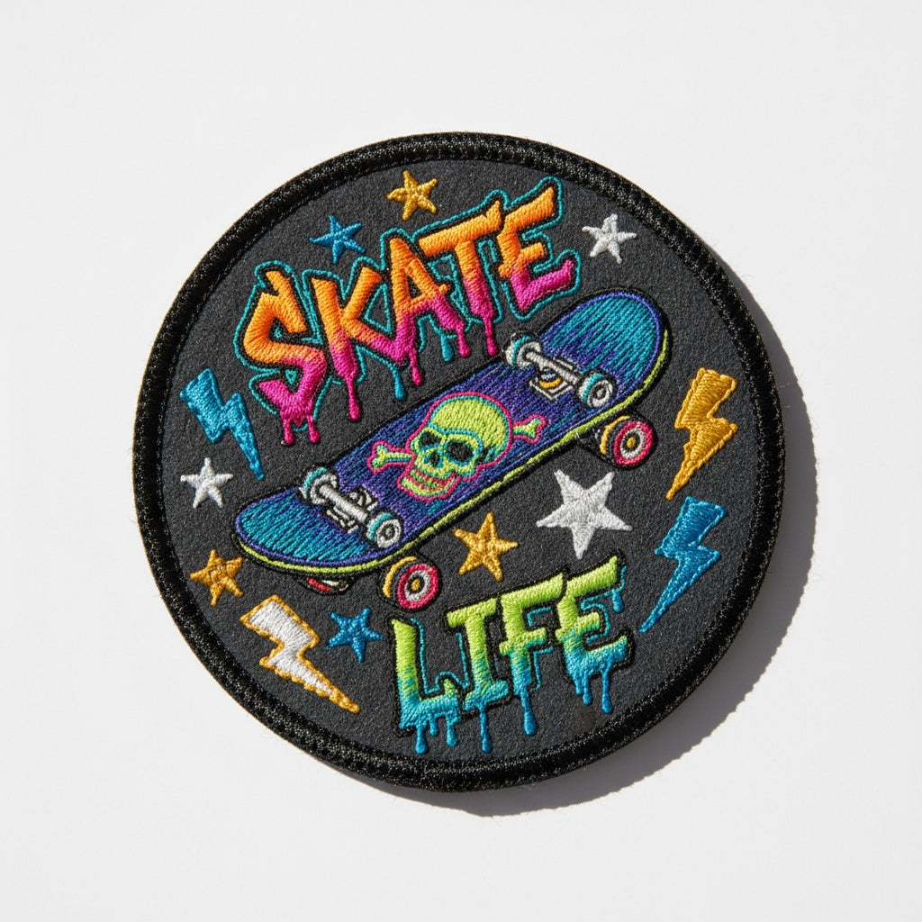 100 Custom Embroidered Iron-On Patches — Patches "R" Us