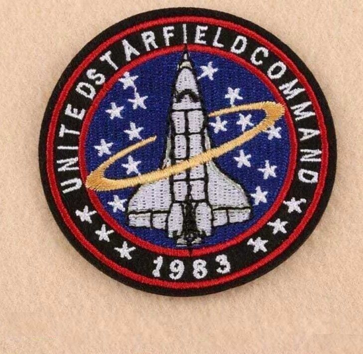 United Starfield Command Embroidered Iron-On Patch — Patches "R" Us