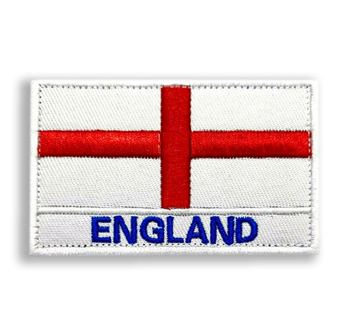 England Flag Football 8cm Embroidered Patch — Patches "R" Us