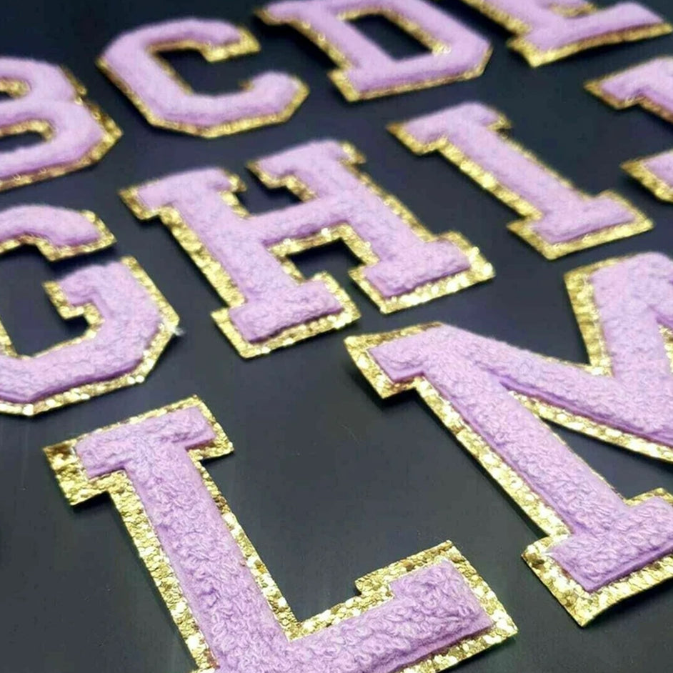 Chenille Patches with Stylish Patch Letter Collection — Patches "R" Us