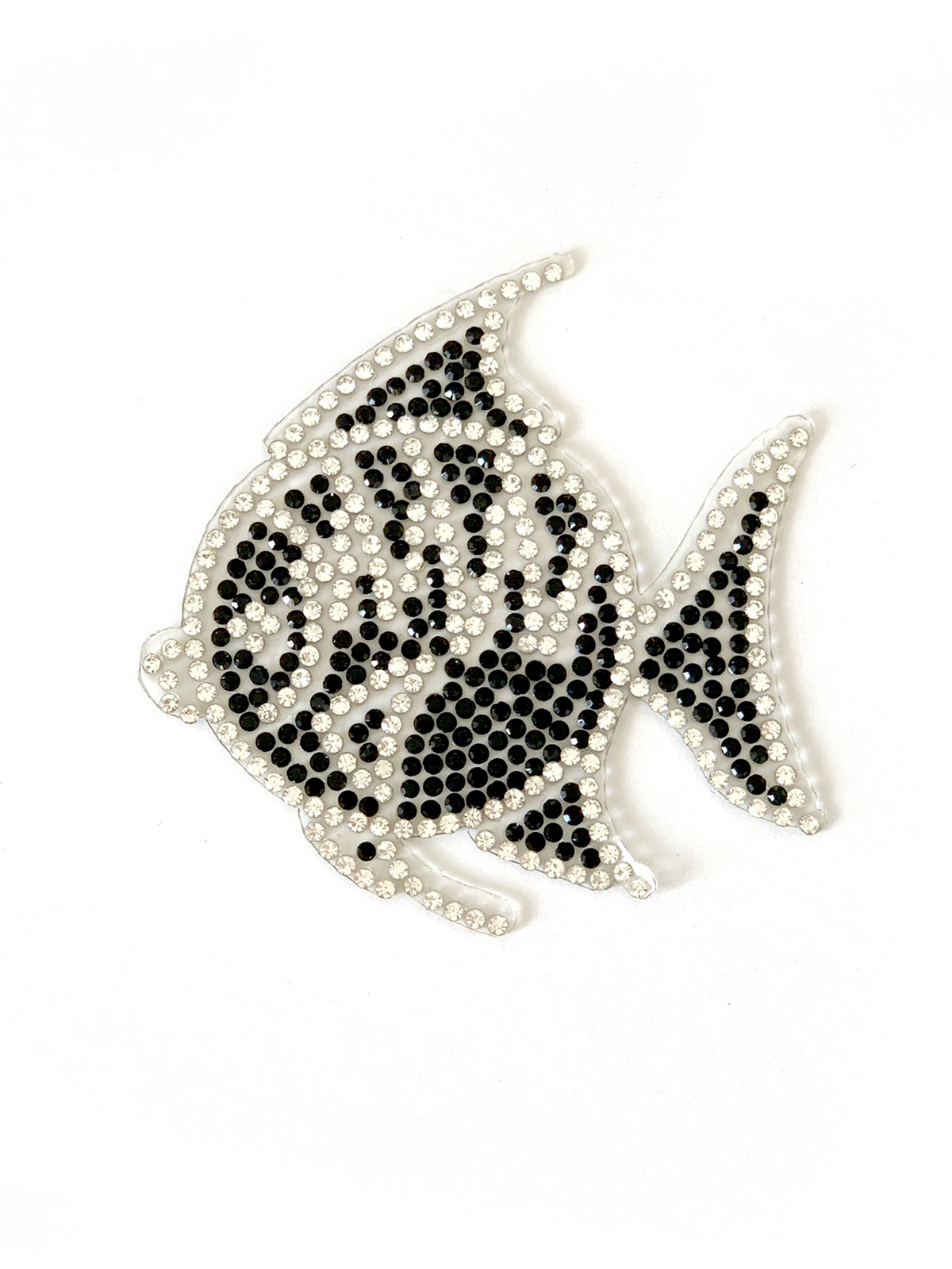 Angel Fish Rhinestone 6.7cm Iron-On Patch — Patches "R" Us