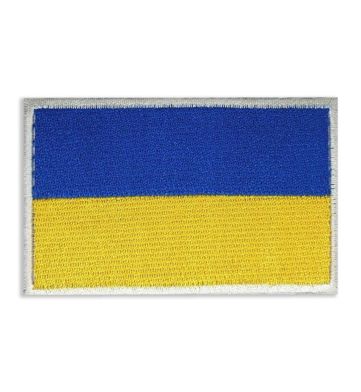 Ukraine Flag Football 8cm Embroidered Velcro/Iron-On Patch — Patches "R" Us