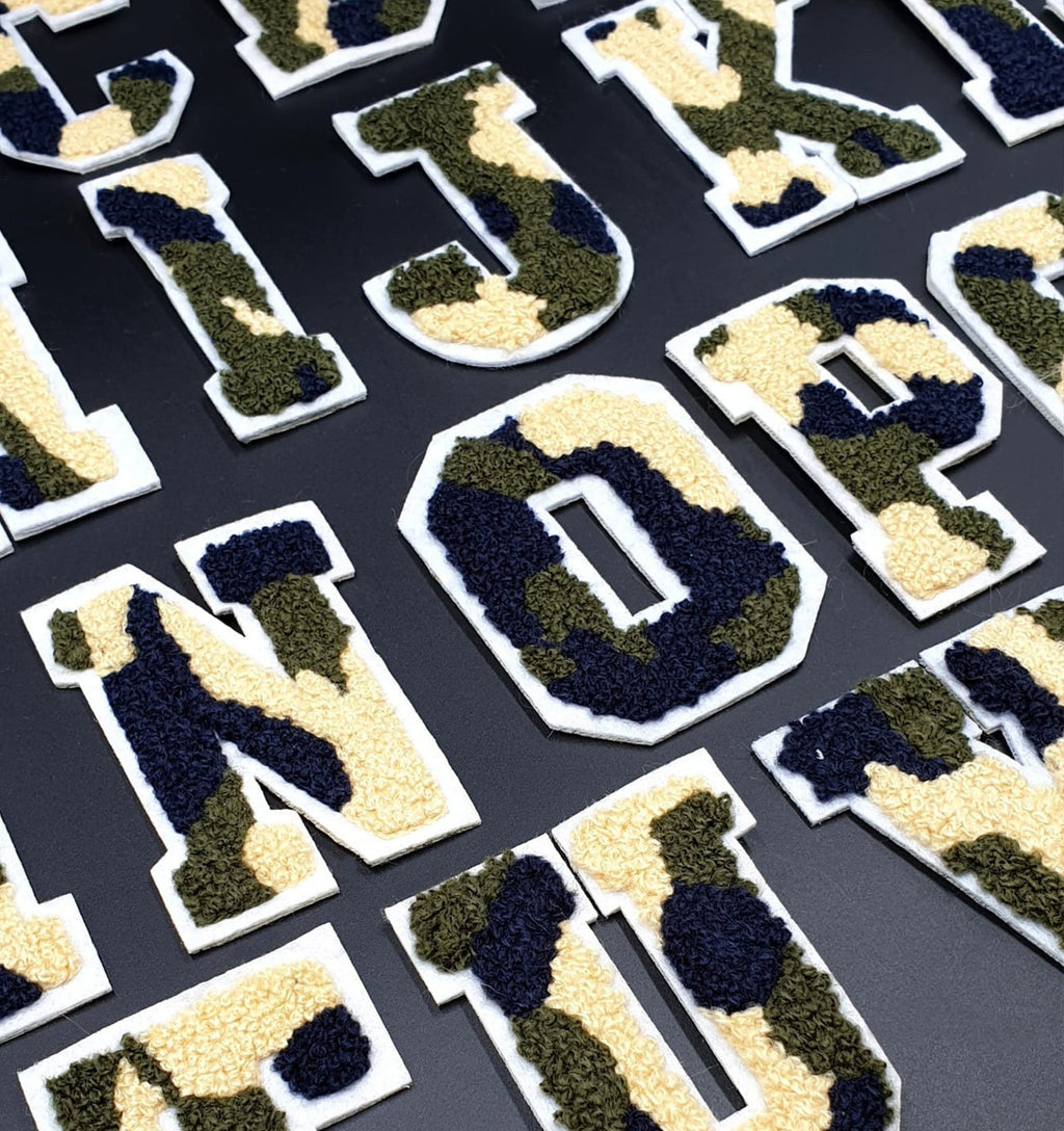 Chenille Patches with Stylish Patch Letter Collection — Patches "R" Us