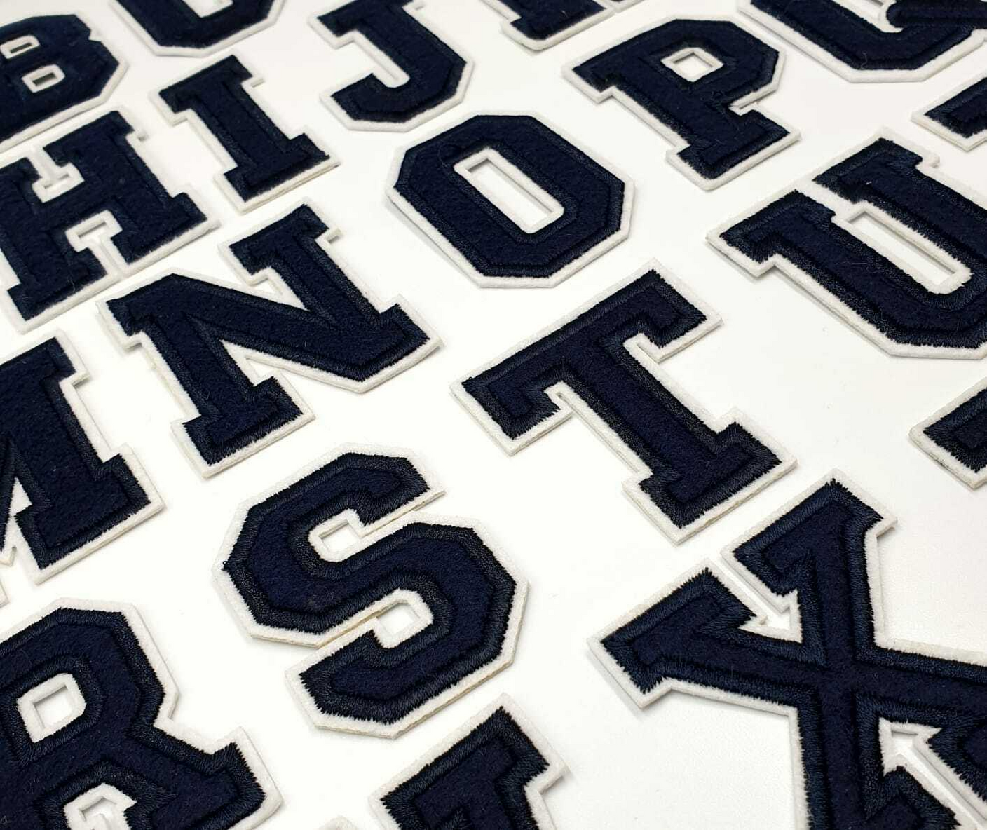 Iron-On Patch Letters, Numbers & Decorative Patches — Patches "R" Us